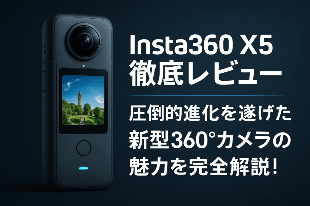 Insta360 X5徹底レビュー|圧倒的進化を遂げた新型360°カメラの魅力を完全解説！ | ロロント株式会社